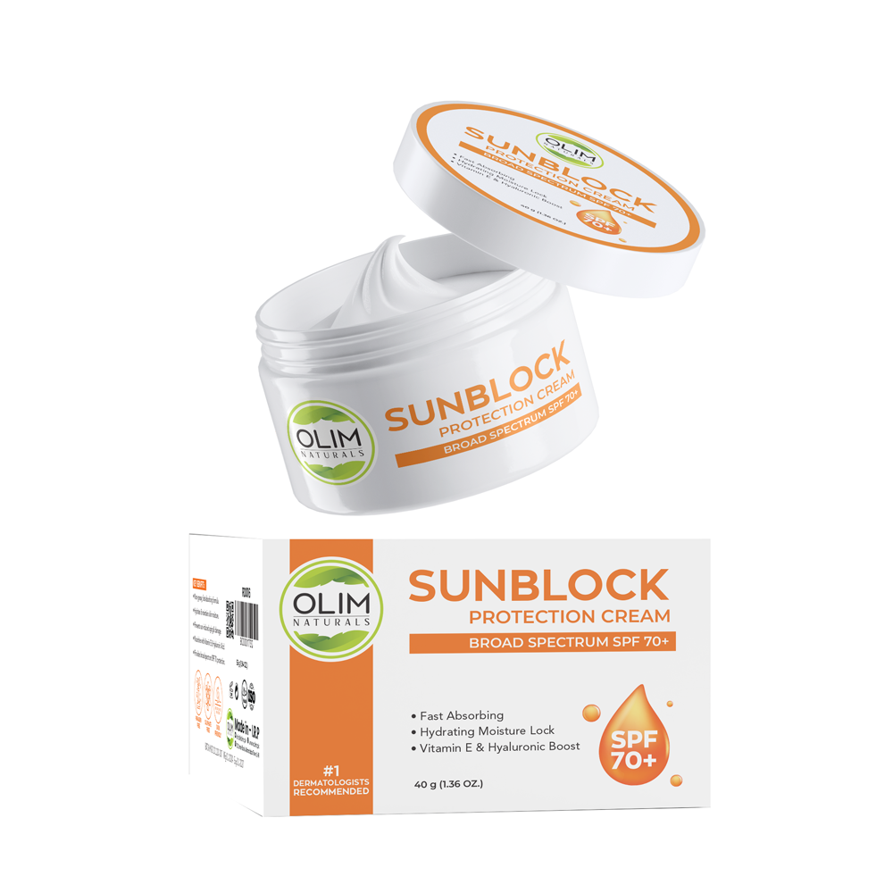 SPF 70 Broad Spectrum Sunblock Sunscreen – Olim Naturals